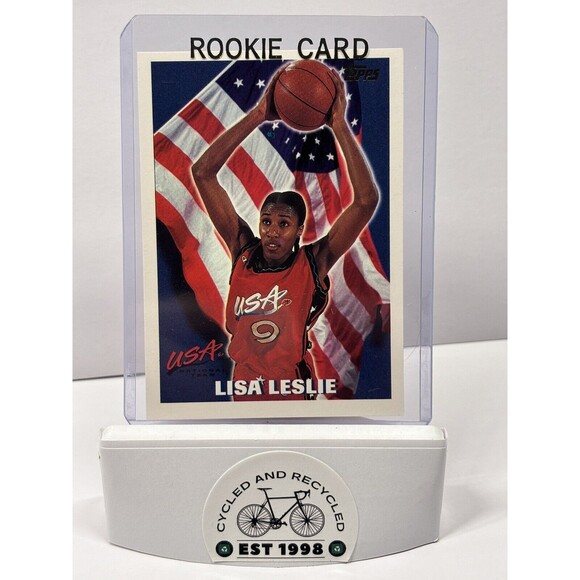 Topps | Toys | Lisa Leslie Team Usa Rookie Card 995 Topps Olympics Wnba ...